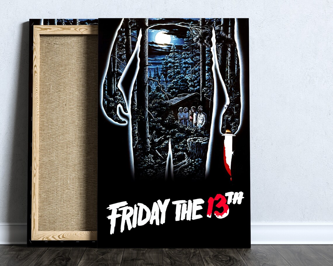 Friday the 13th Poster Friday the 13th Canvas Print Friday - Etsy
