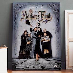 The Addams Family Poster Canvas | the Addams Family Canvas Print, the ...