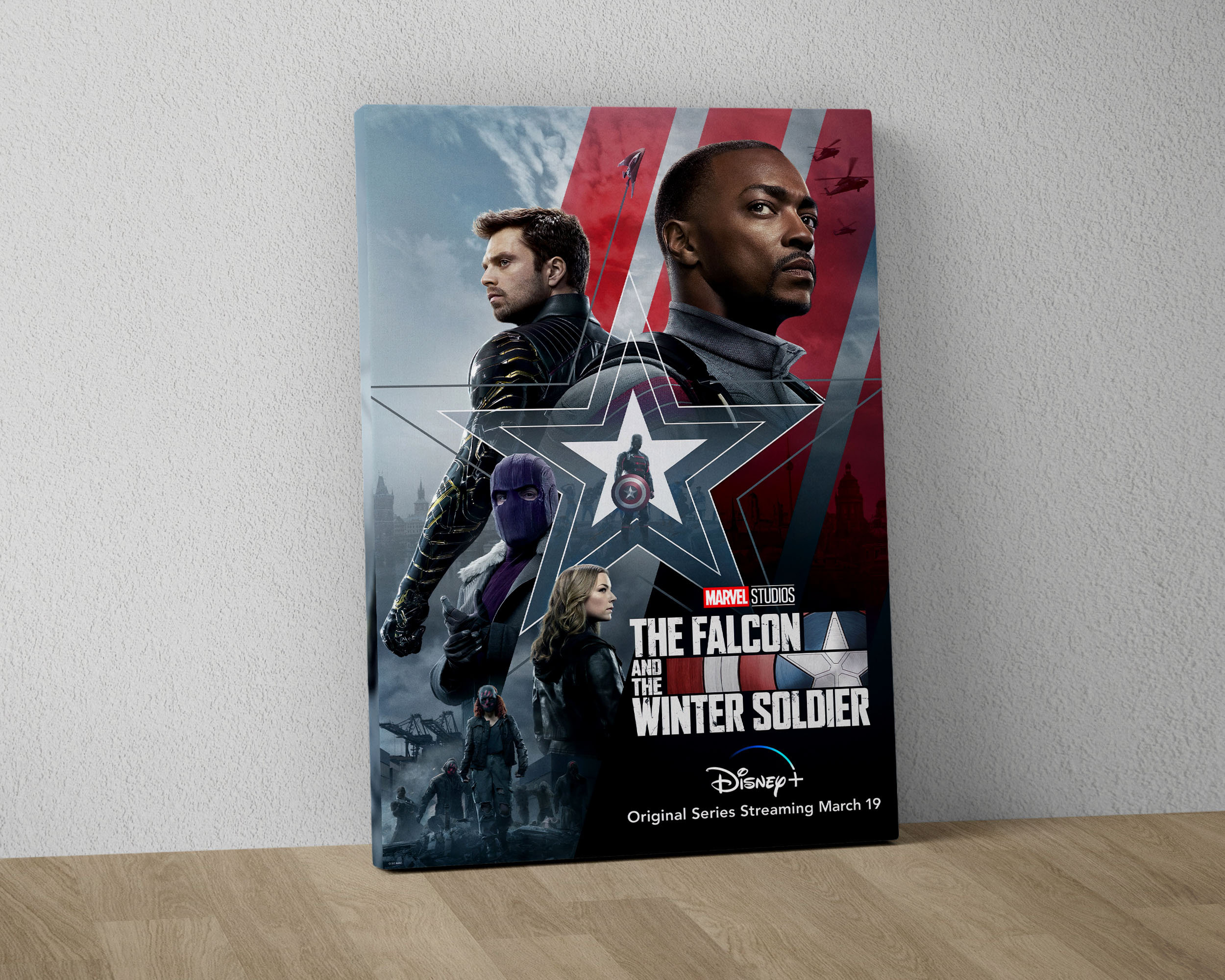 The Falcon and the Winter Soldier Poster the Falcon and the - Etsy