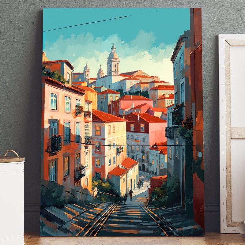 Lisbon Print - Etsy