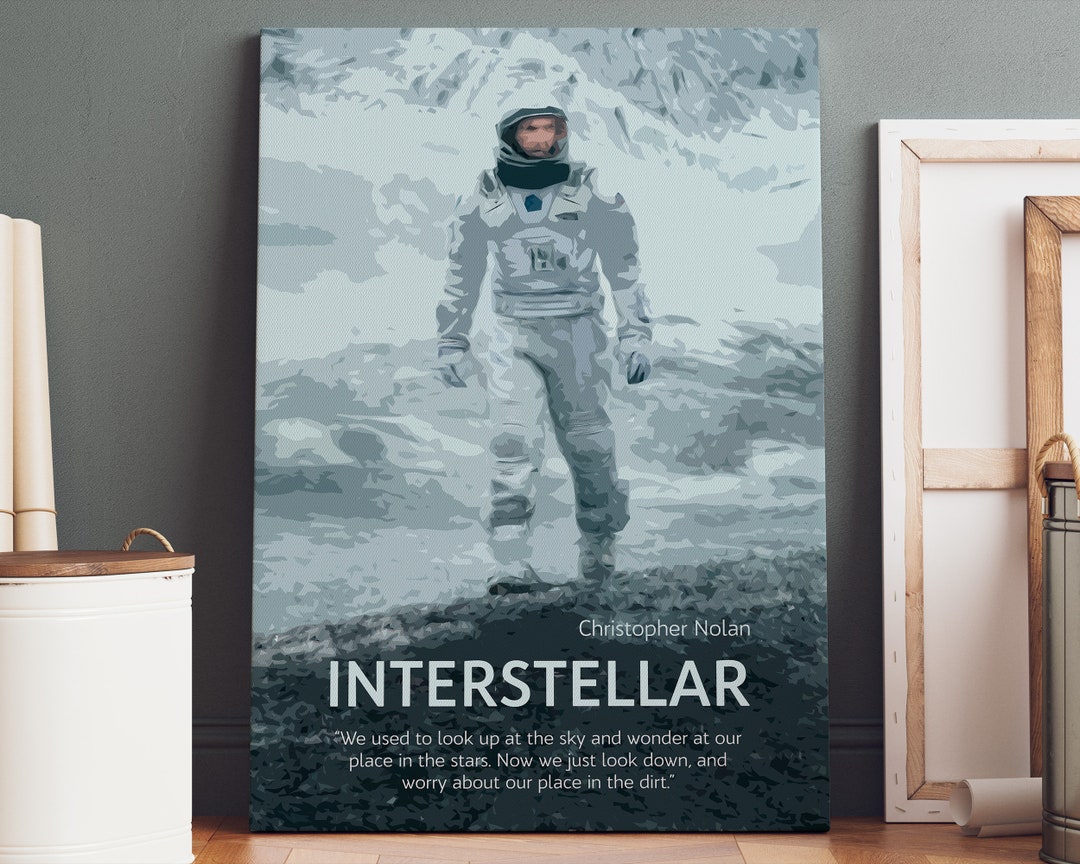 Interstellar Poster Canvas Interstellar Canvas Print, Interstellar ...