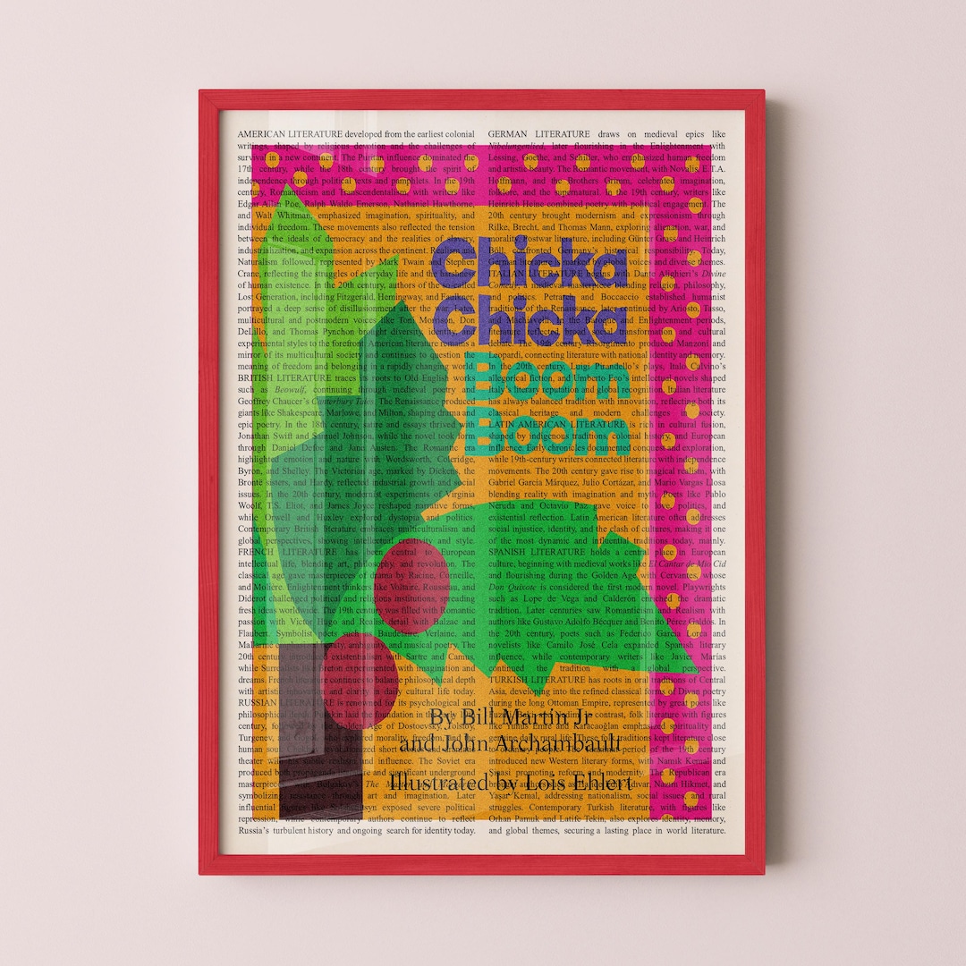 Chicka Chicka Boom Boom Wall Art Poster Print, Framed Wall Art, Book ...