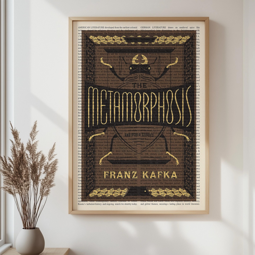 Franz Kafka the Metamorphosis Wall Art Poster Print, Framed Wall Art ...