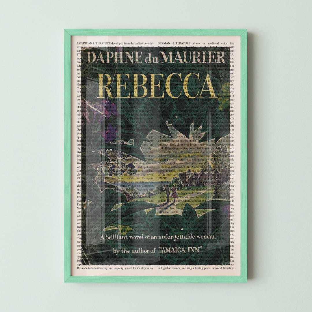 Daphne Du Maurier's Rebecca Wall Art Poster Print, Framed Wall Art ...