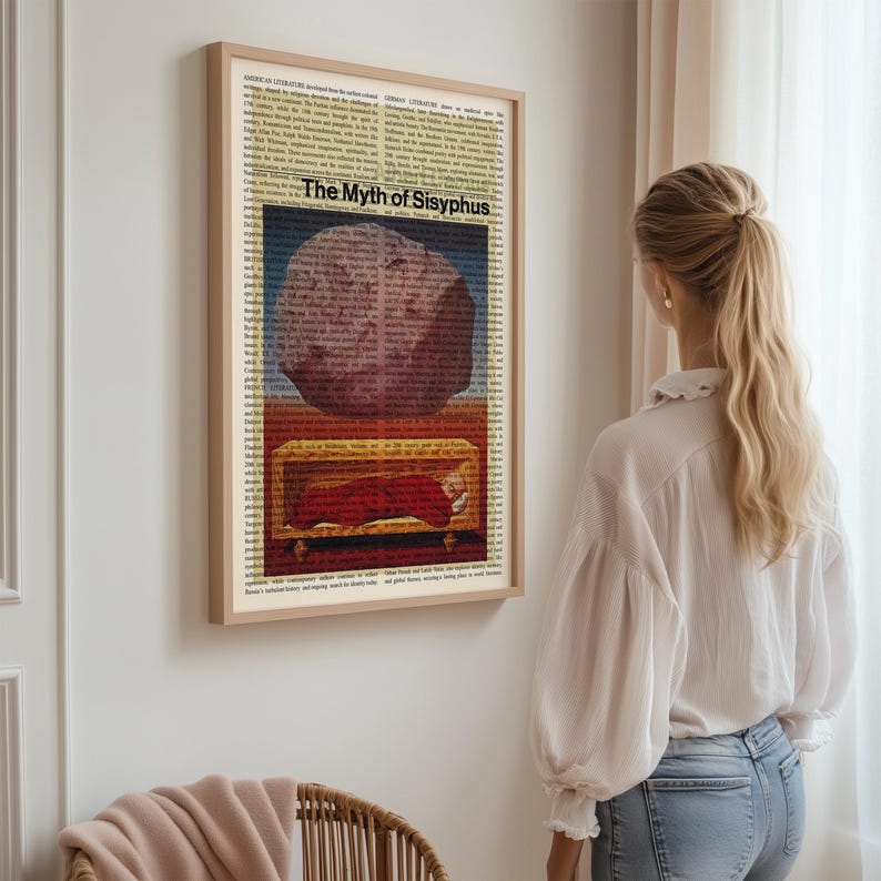 Albert Camus the Myth of Sisyphus Wall Art Poster Print, Framed Wall ...