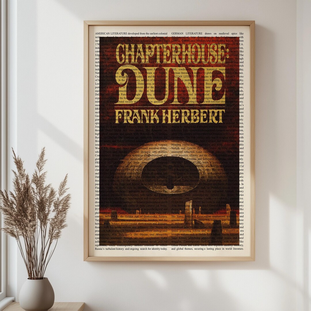 Frank Herbert's Chapterhouse Dune Wall Art Poster Print, Framed Wall ...
