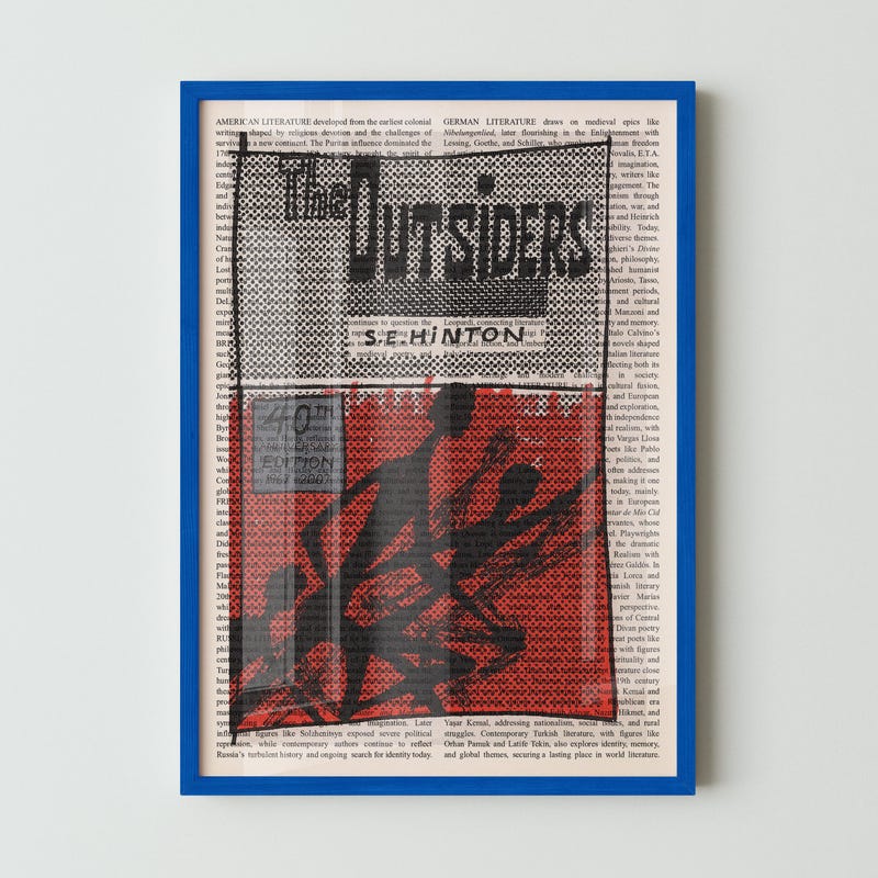 Outsiders Book Cover - Etsy
