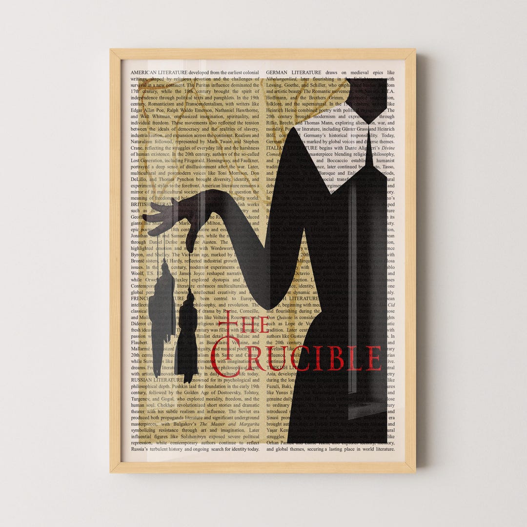 Arthur Miller's the Crucible Wall Art Poster Print, Framed Wall Art ...