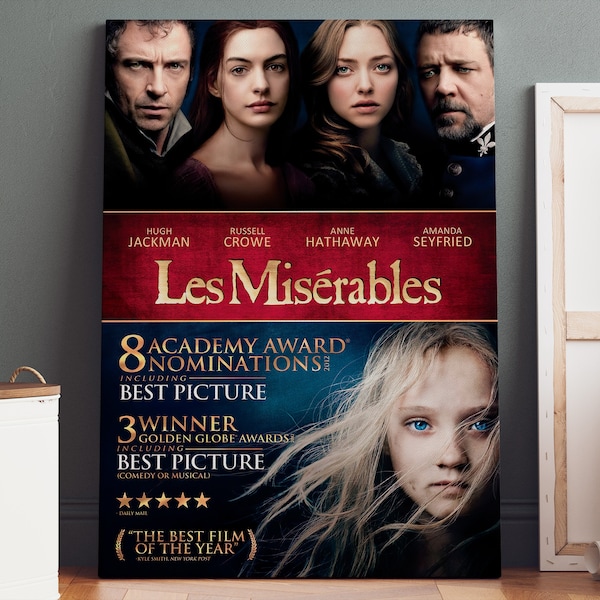 Les Miserables Movie Poster - Etsy