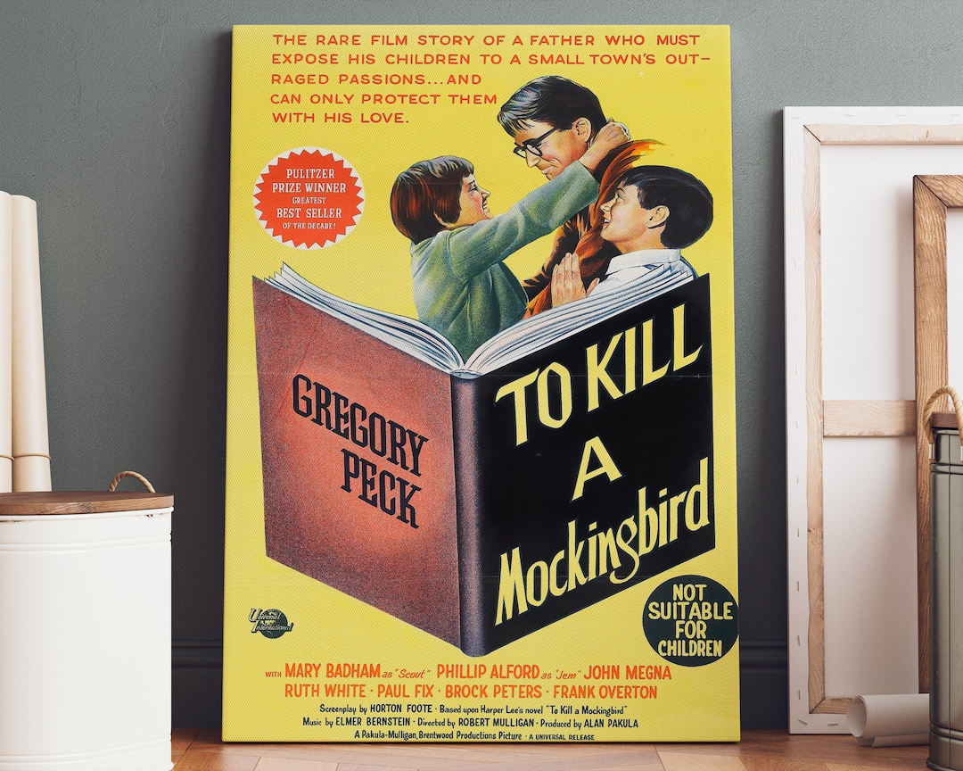 To Kill a Mockingbird Poster Canvas | to Kill a Mockingbird Canvas ...