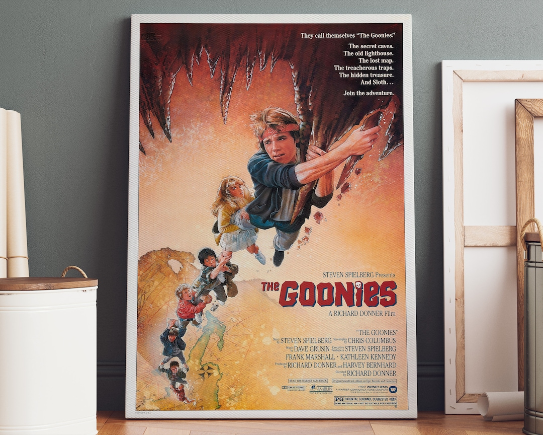 The Goonies Poster Canvas the Goonies Canvas Print, the Goonies Print ...