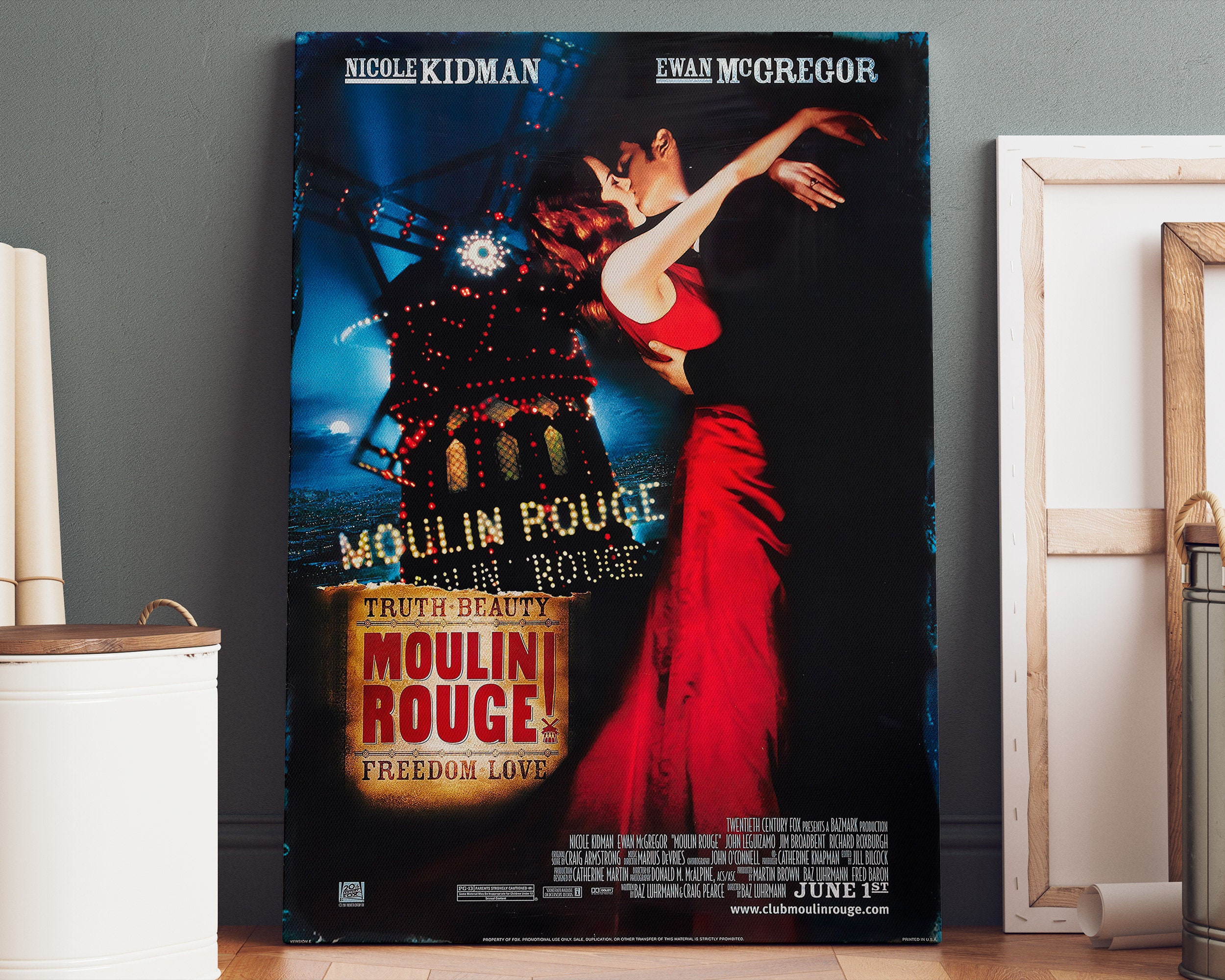 Moulin Rouge Poster Ewan Mcgregor