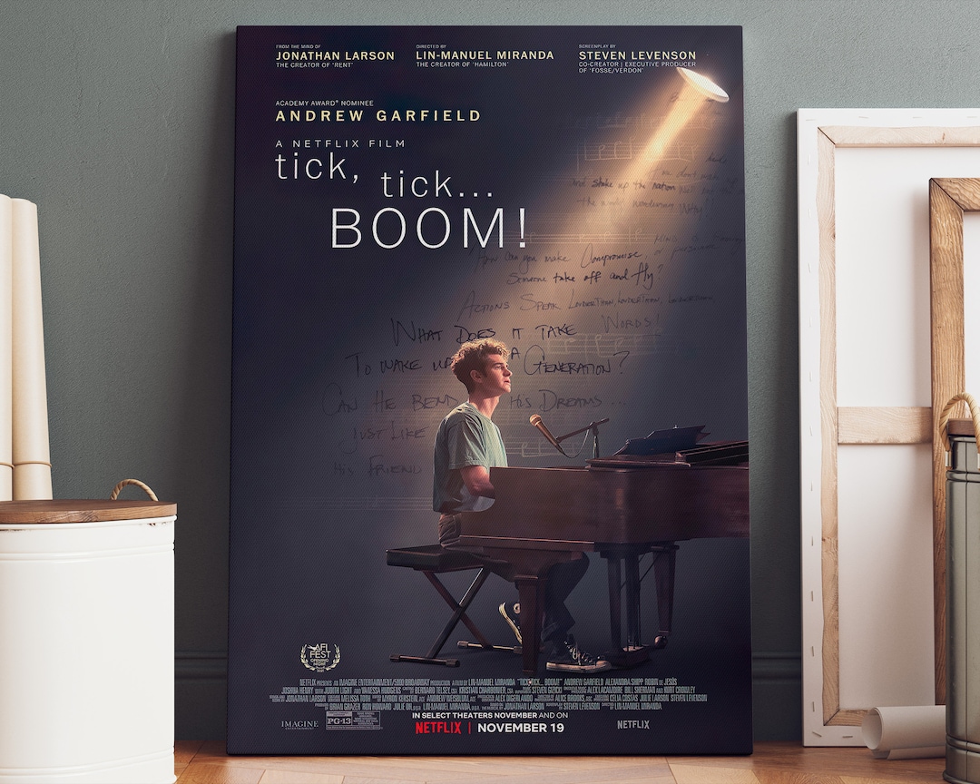 Tick Tick Boom Poster Canvas Tick Tick Boom Canvas Print, Tick Tick ...