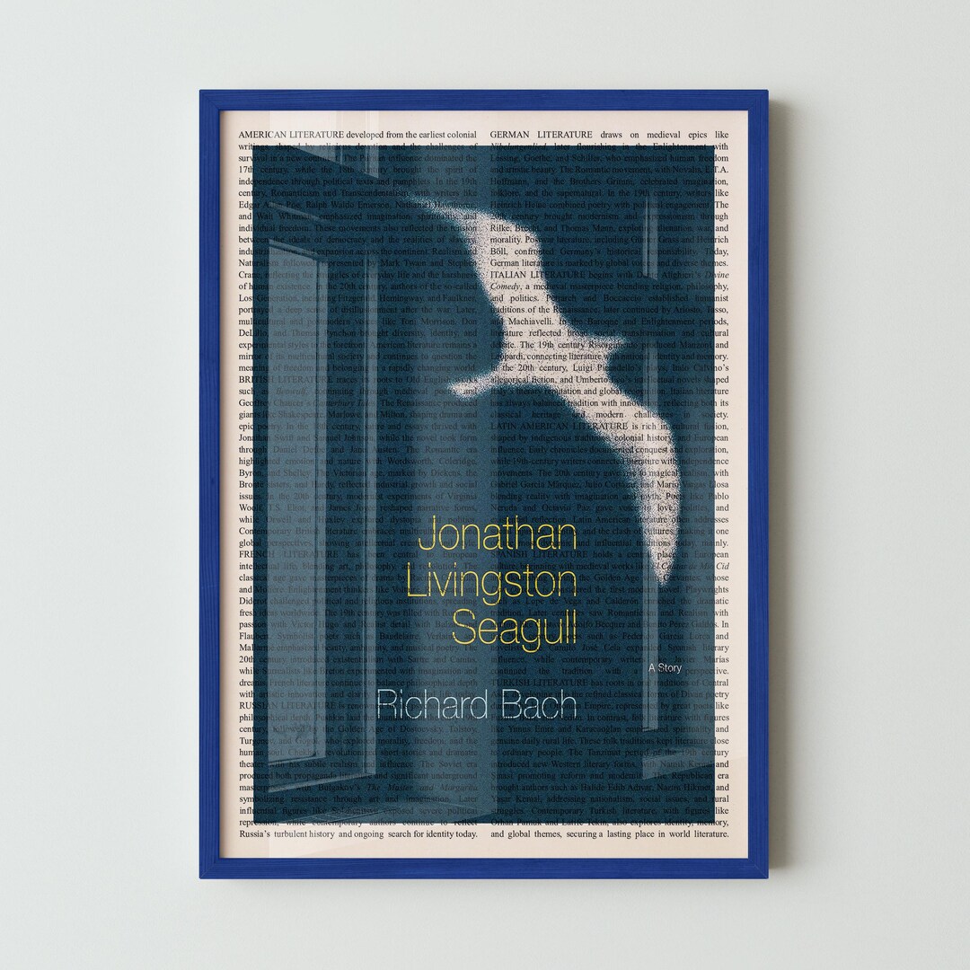 Jonathan Livingston Seagull Wall Art Poster Print, Framed Wall Art ...