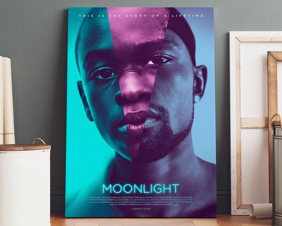 Moonlight Poster Canvas | Moonlight Canvas Print, Moonlight Print ...