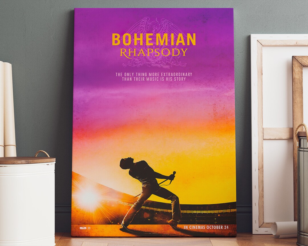 Bohemian Rhapsody Poster Canvas | Bohemian Rhapsody Canvas Print ...
