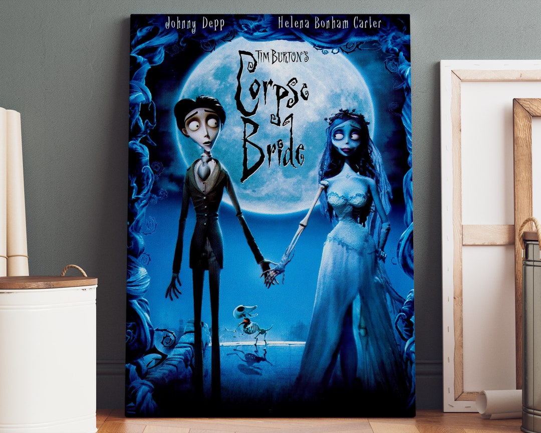 Corpse Bride Poster Canvas Corpse Bride Canvas Print, Corpse Bride ...