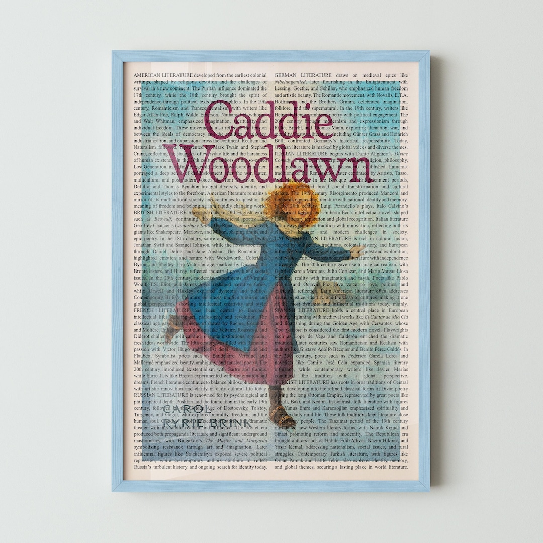Caddie Woodlawn Wall Art Poster Print, Framed Wall Art, Book Cover ...
