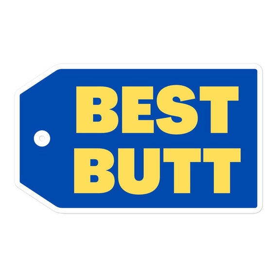Funny Best Butt Sticker Shopping Tag Car Bumper Rearview - Etsy