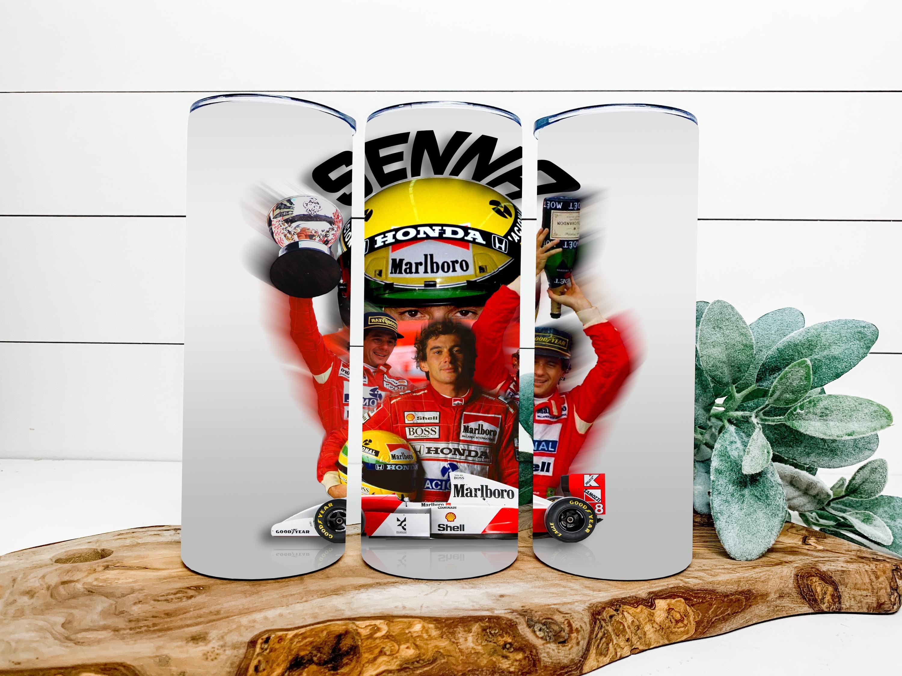 Ayrton Senna 20 Oz Tumbler, Racing Enthusiast Travel Mug, Perfect for ...