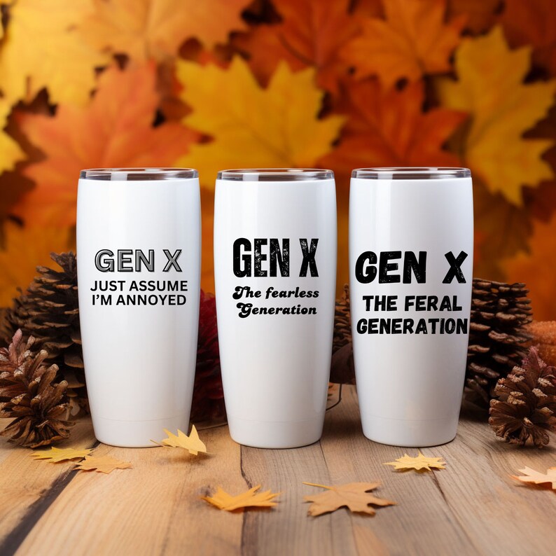 Sarcastic Gen X Design Bundle SVG Genx Funny Designs Sassy Shirts Genx ...