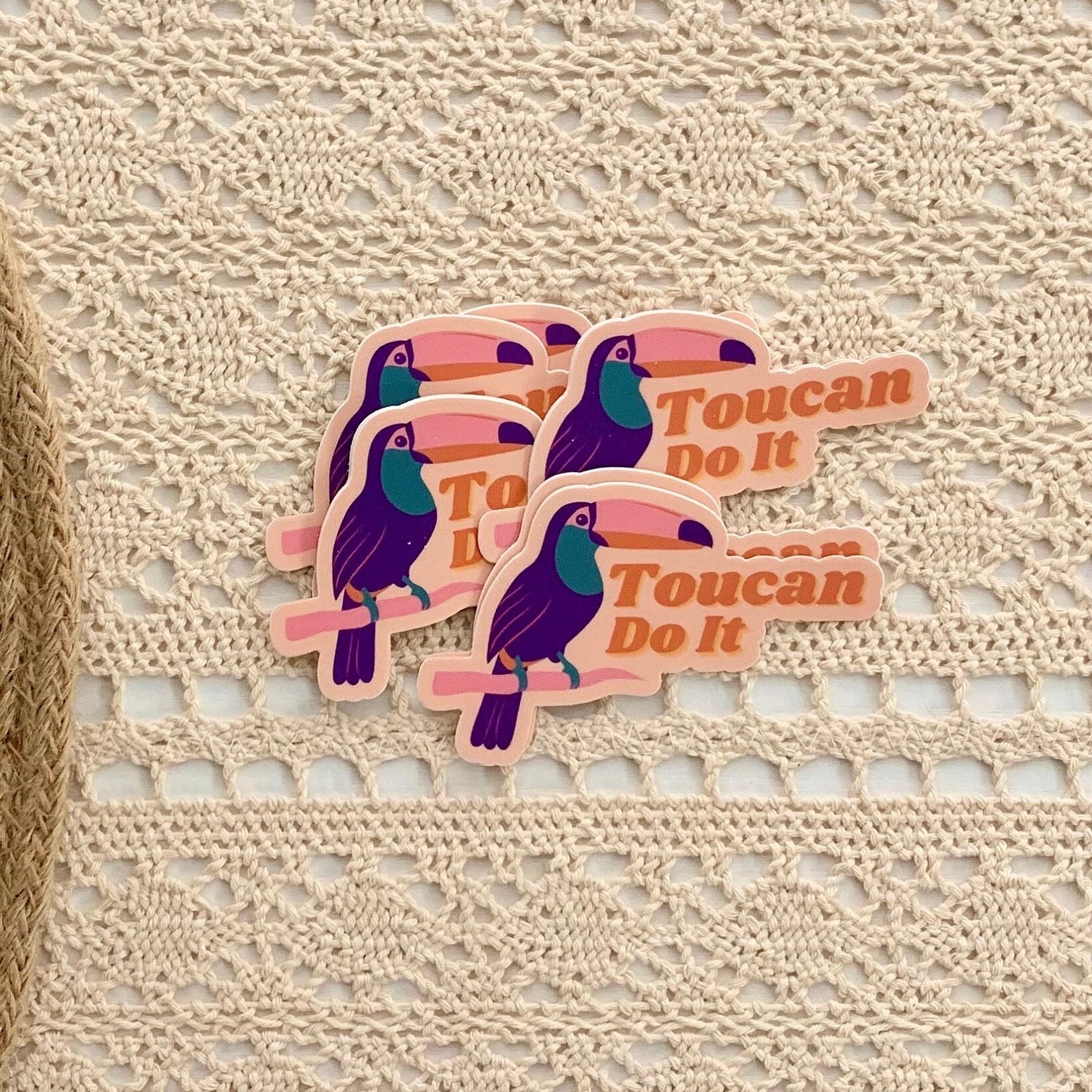 Toucan Do It Sticker Positive Quotes Vinyl Sticker - Etsy