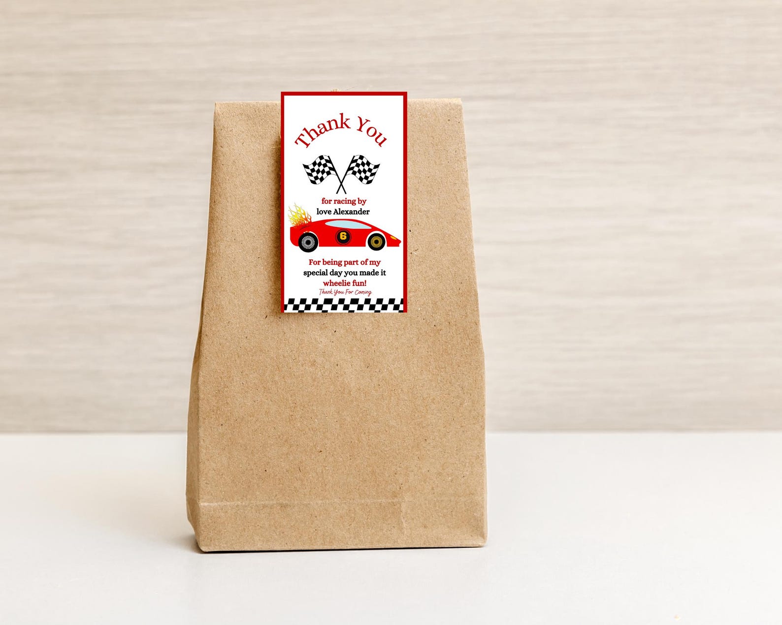Race Car Favor Tags,two Fast Gift Tags,boy 2nd Birthday Party Thank You ...
