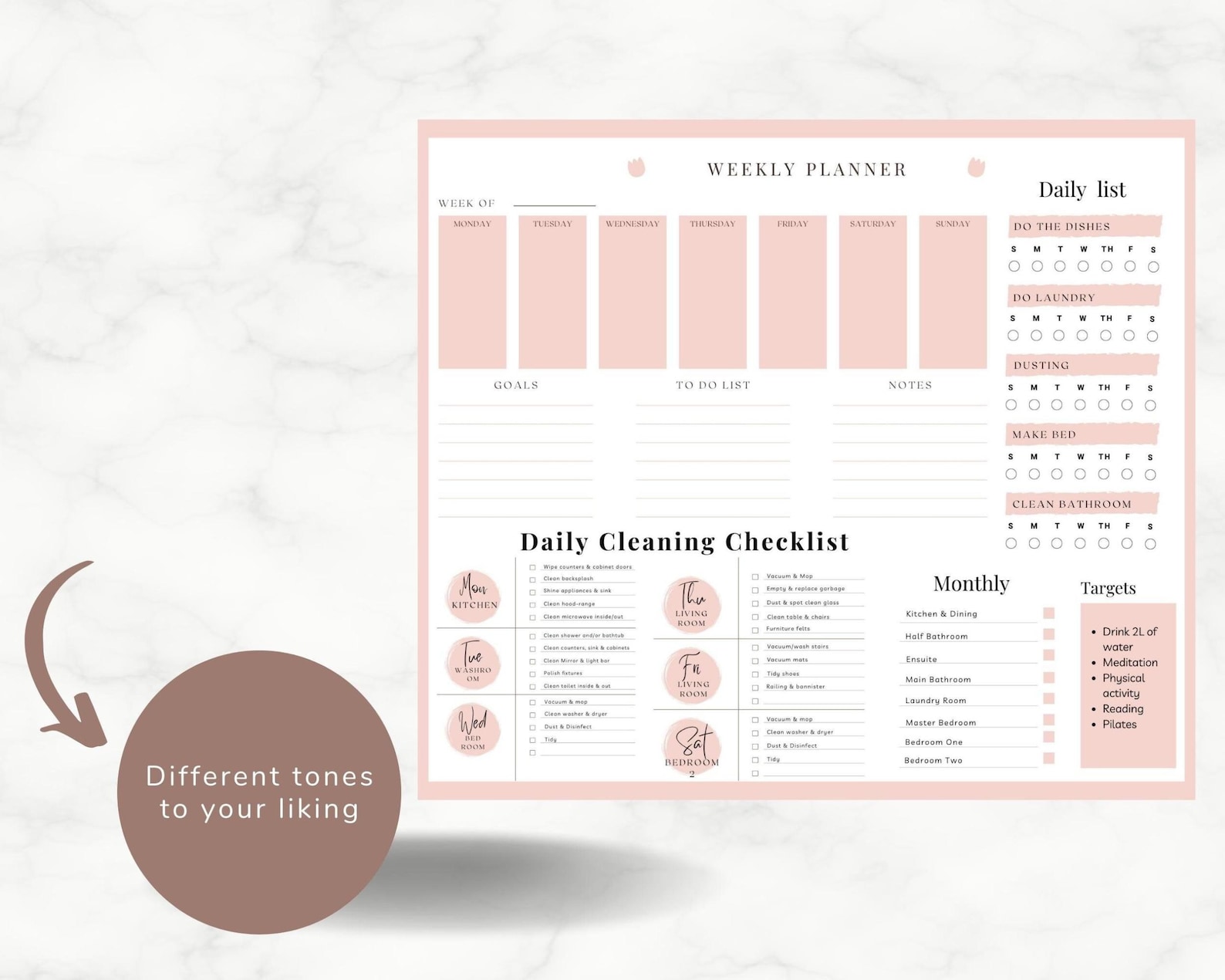 Fly Lady Cleaning Schedule, Fly Lady Printables, Flylady Cleaning ...