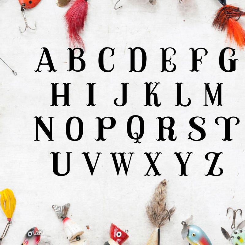 Fishtail Font - Etsy