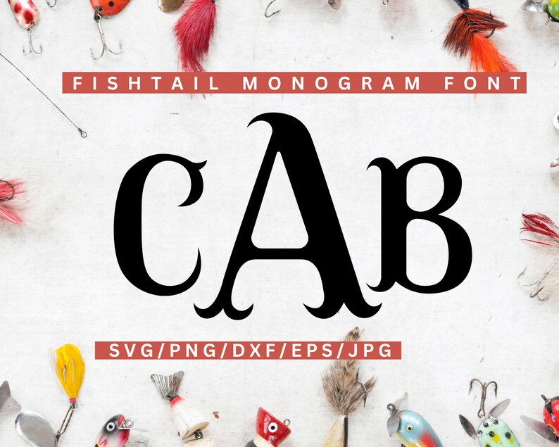 Fishtail Font, Fishtail Font Svg, Fonts, Fishtail Monogram, Fishtail ...