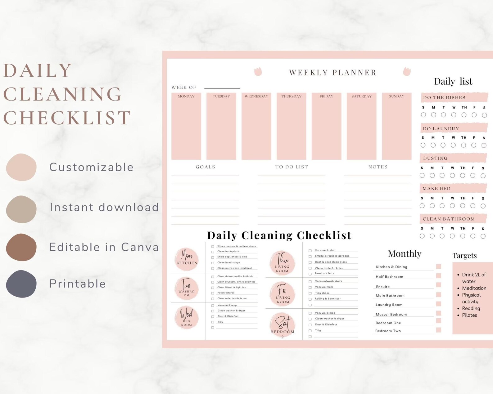 Fly Lady Cleaning Schedule, Fly Lady Printables, Flylady Cleaning ...