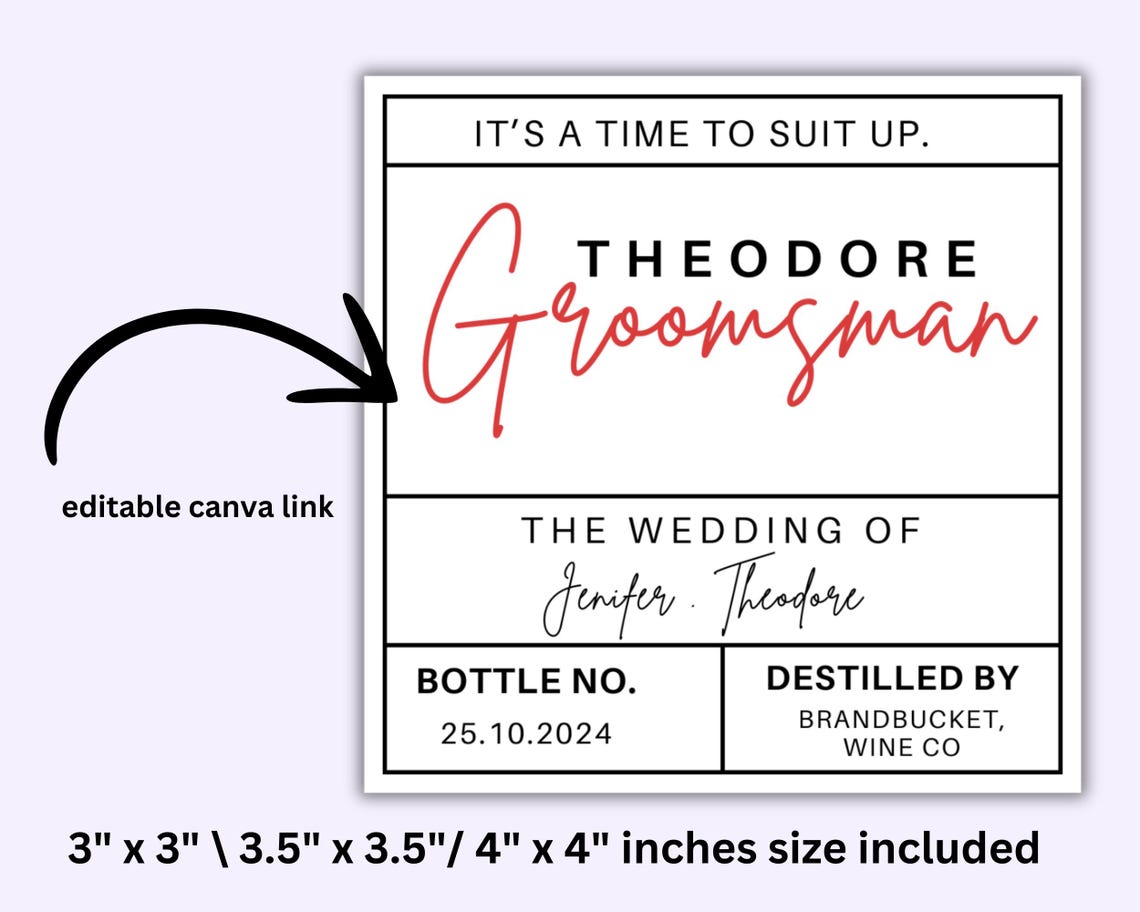 Whiskey Bottle Label Template,printable Whisky Labels, Whiskey Gifts ...