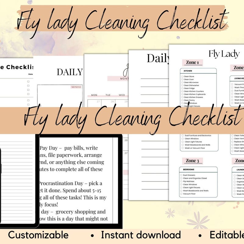 Flylady Control Journal - Etsy