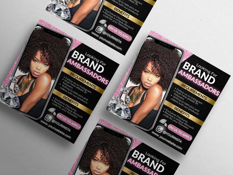 DIY Lash Brand Ambassador Flyer Fall Lash Hair Nail Flyer - Etsy