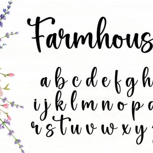 Farmhouse Font , Cricut Fonts, Farmhouse Fonts, Script Fonts, Farmhouse ...