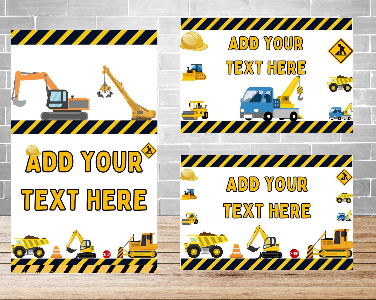 Construction Party Food Labels ,construction Food Labels, Construction ...
