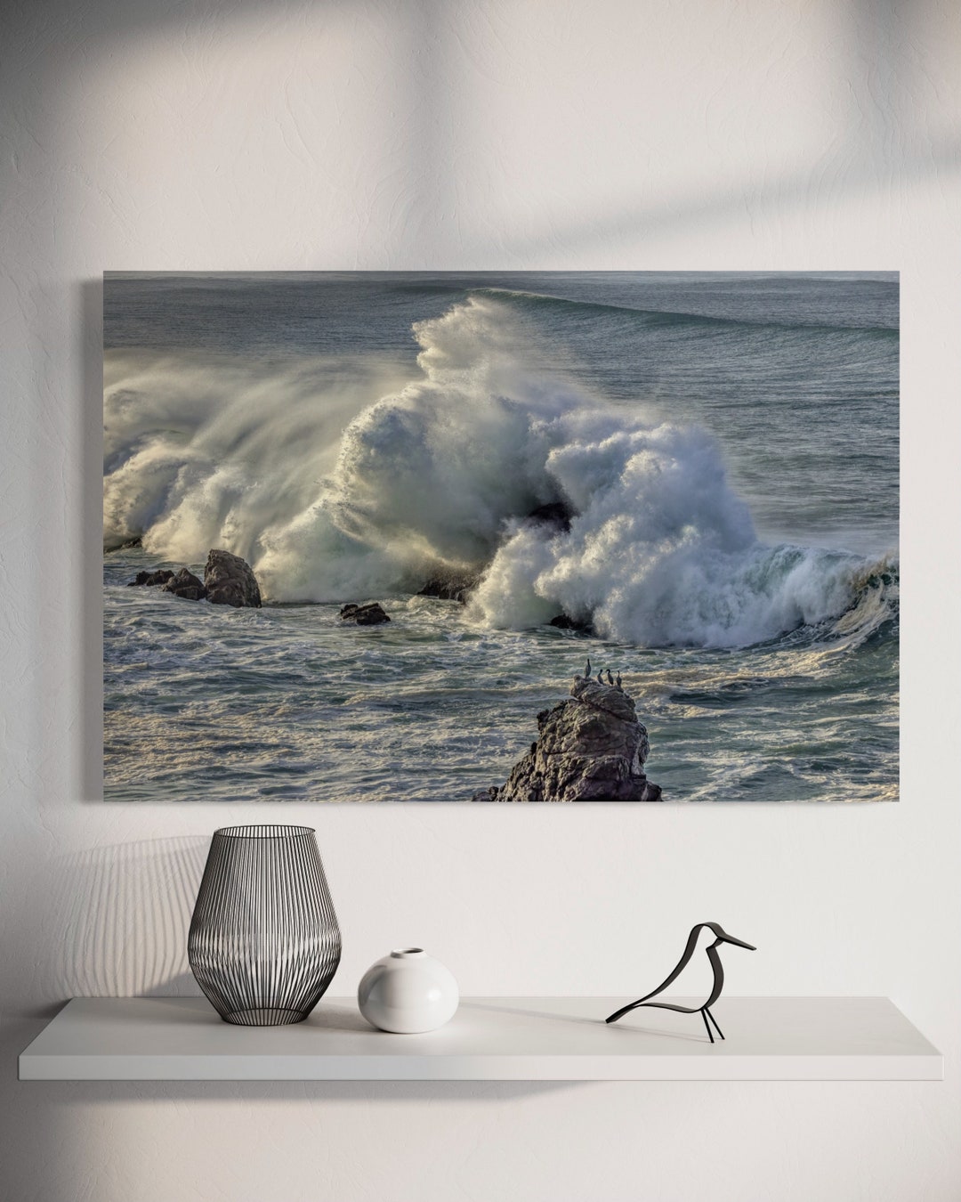 Sonoma Coast Big Wave Print, California Ocean Wall Art, Coastal ...