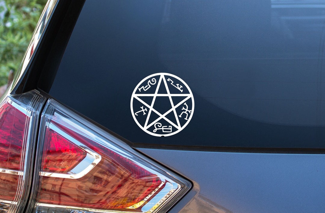 Devils Trap Decal, Supernatural Decal - Etsy