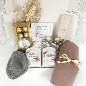 Luxury Personalised Couples Ramadan Eid Hamper Box Islamic Gift Revert ...