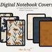 Minimal Digital Notebook Covers | Instant Download ( Goodnotes Covers ...
