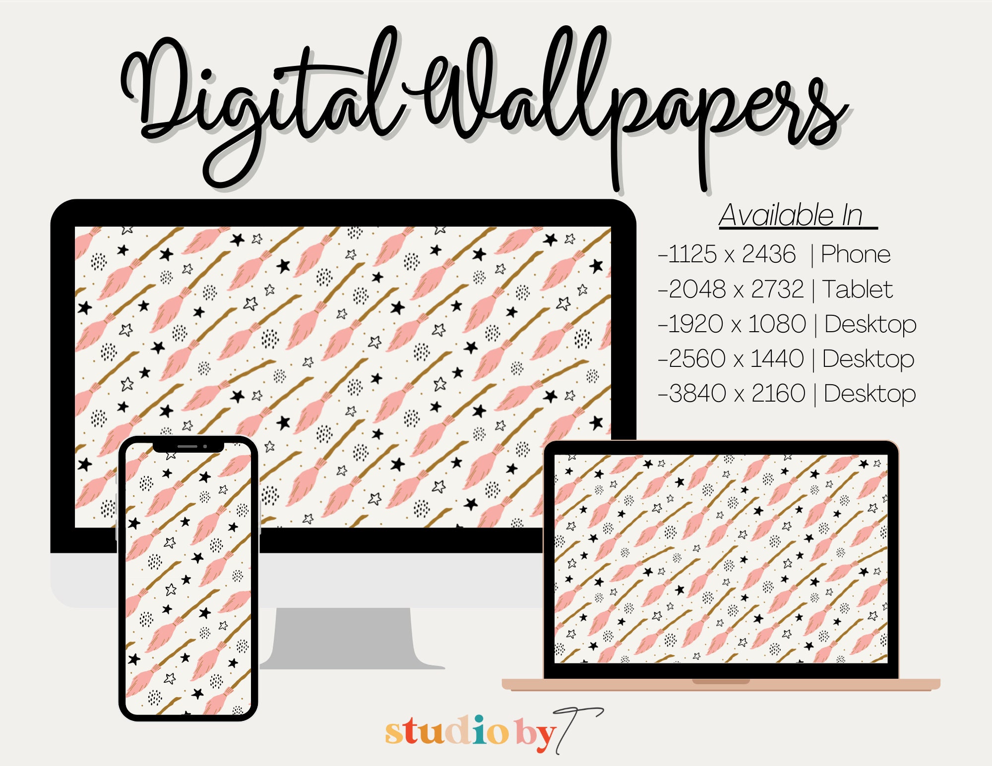 Cute Witchy Wallpaper | (fall Wallpaper, Halloween Wallpaper, MacBook ...