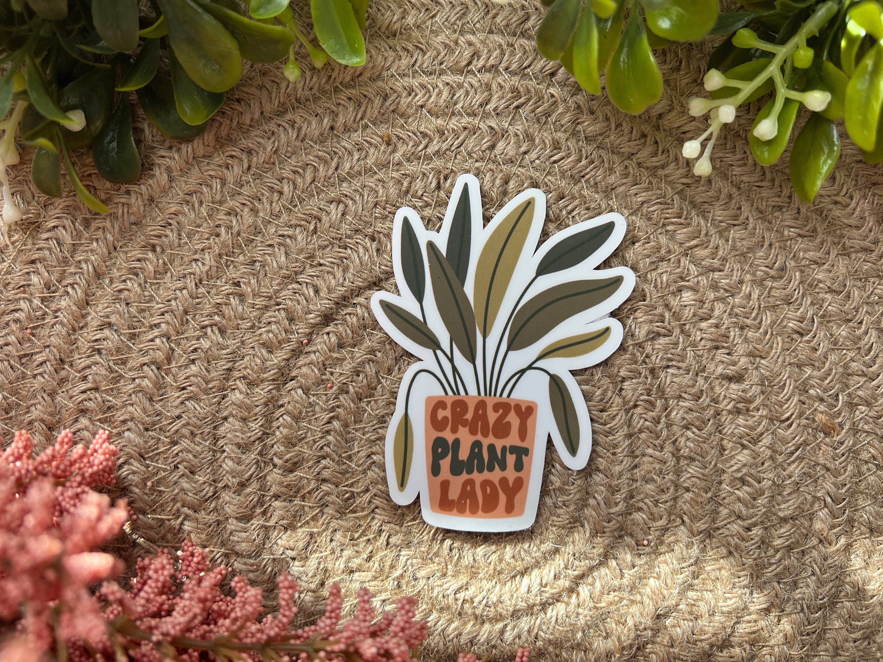 Crazy Plant Lover Stickers Plant Stickers, Plant Lover Stickers, Plant ...