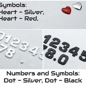 Custom Letters Numbers Emblem Badge Car Decal, Matte Black, 3D Quality ...