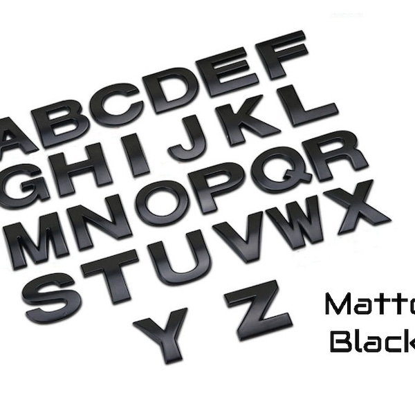 Custom Metal Emblem Letters - Etsy