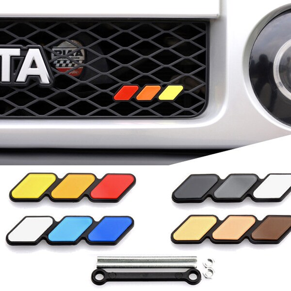 Toyota Tri Color Grill Badge - Etsy