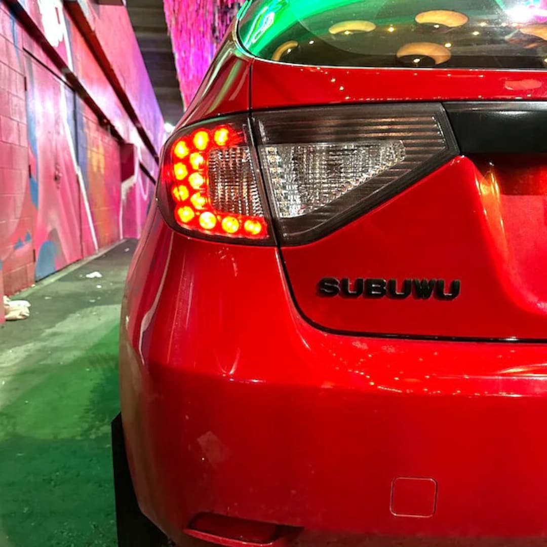 SUBUWU Emblem Badge Decal, 3D Zinc Alloy Chrome Matte Black Self ...