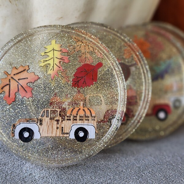 Fall Coasters - Etsy