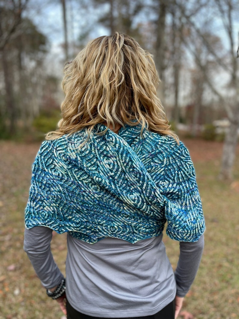 Peacock Shawl - Etsy