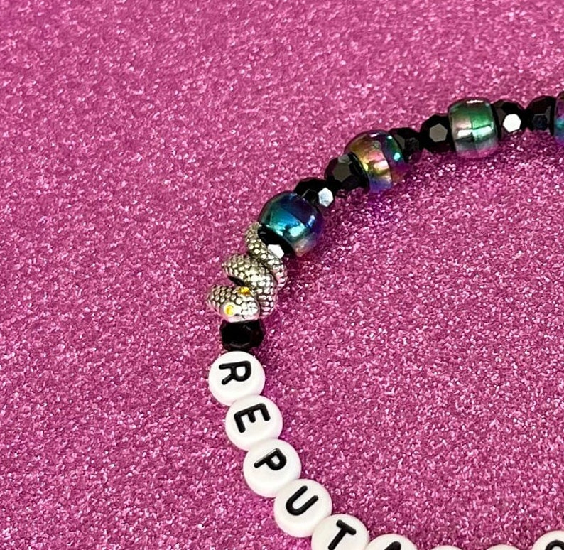 Reputation Bracelet Perfect for Your Rep Era Gorgeous Snake Beads and ...