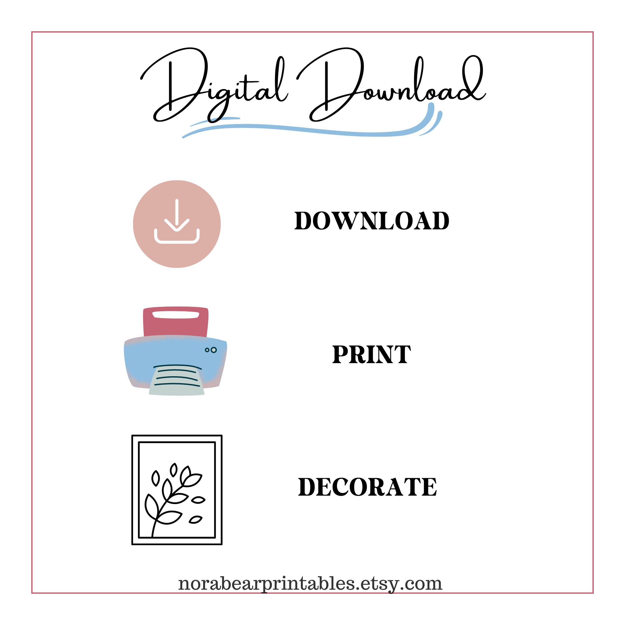 Alphabet Poster Rainbow Watercolor Alphabet Print Educational Art ABC ...